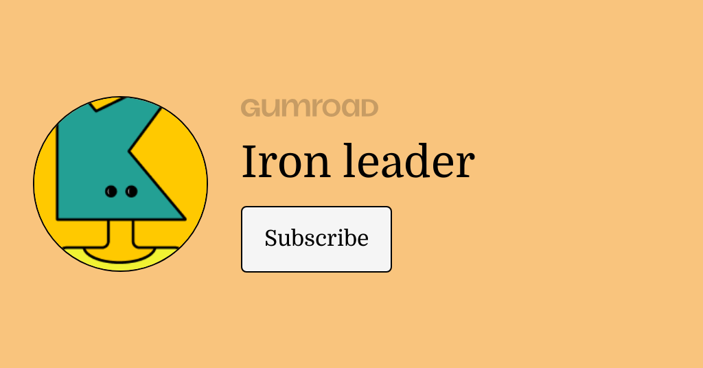 Iron leader