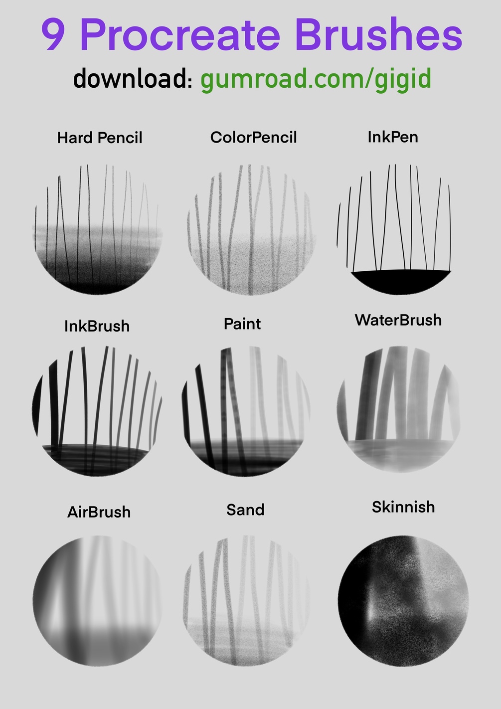 GD Basic brush set (by GigiD)