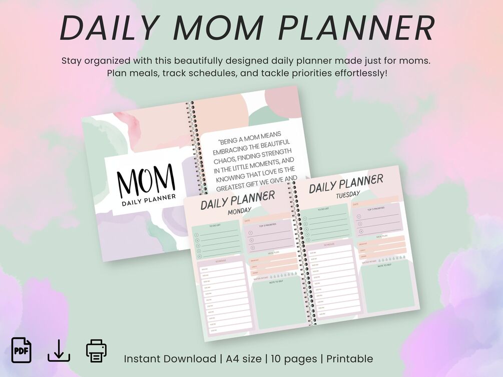 Daily Mom Planner | Printable