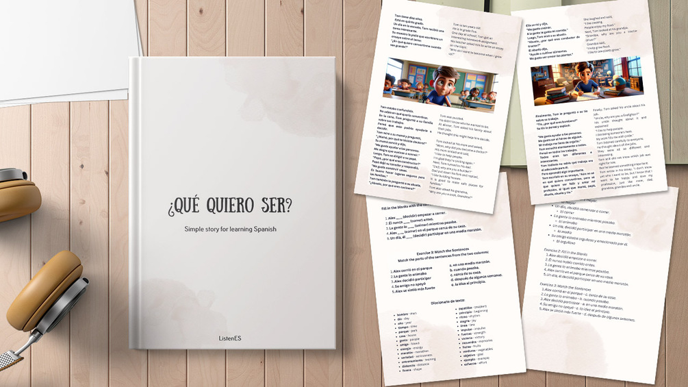 Learn Spanish with Bilingual Story (¿Qué quiero ser?)