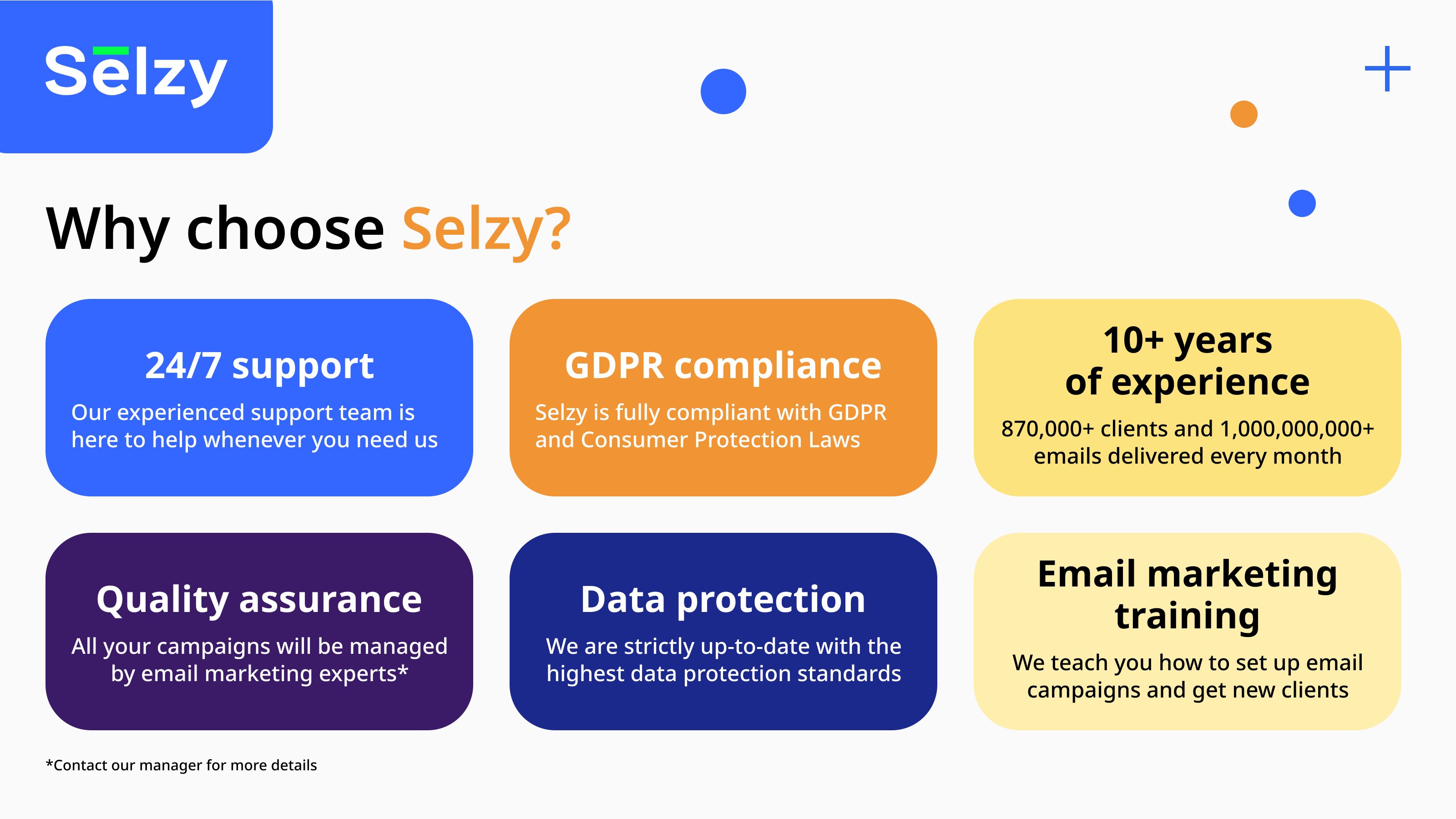 Selzy Email Marketing Platform