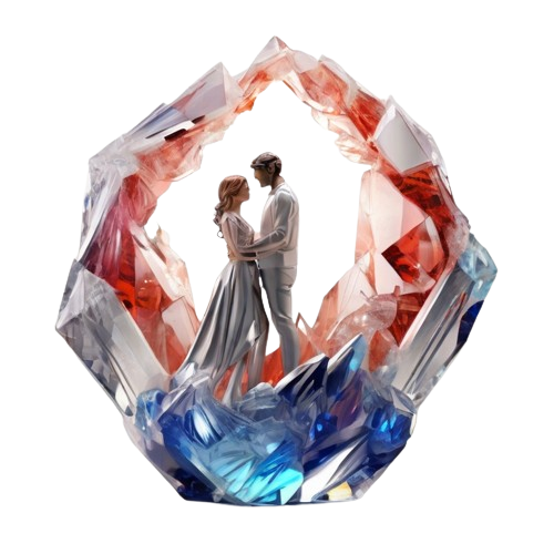 Crystal Couple Art for Love 99