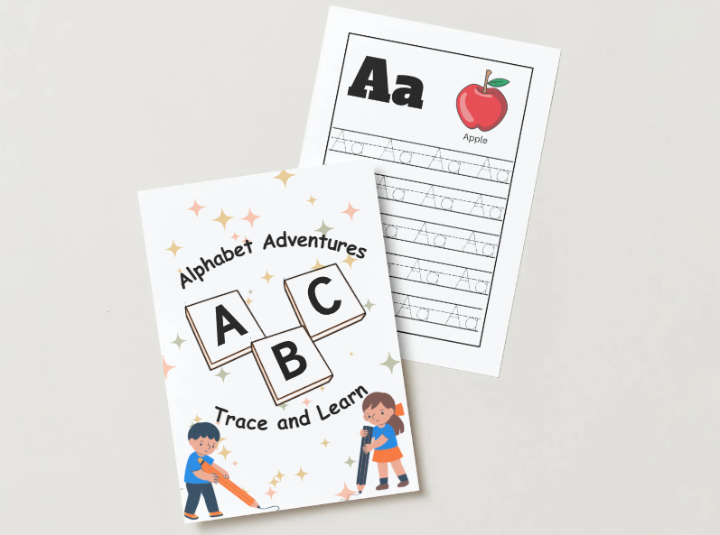 ️ Tracing Letters Workbook – Fun Alphabet Adventures for Little ...