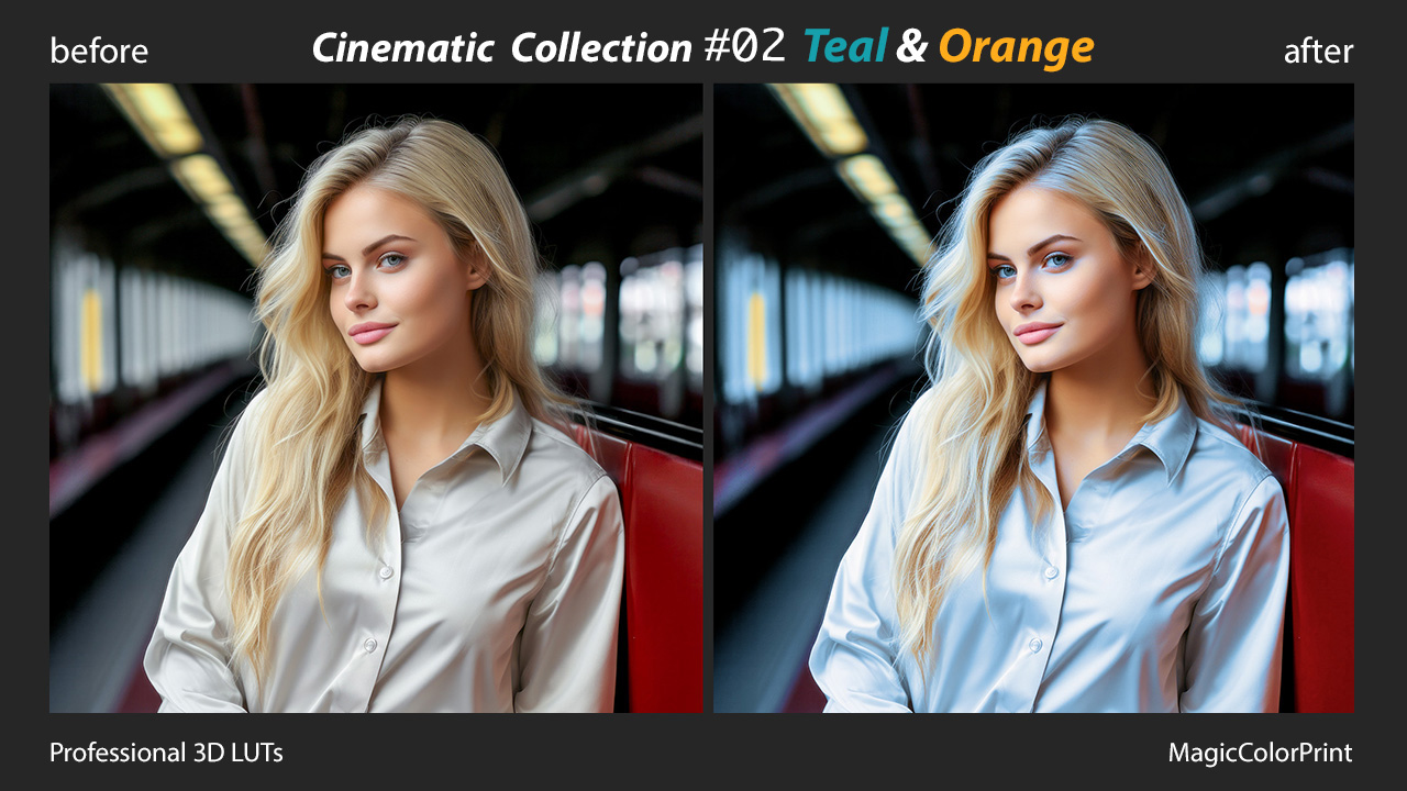 42 Cinematic Collection #02 Teal and Orange.