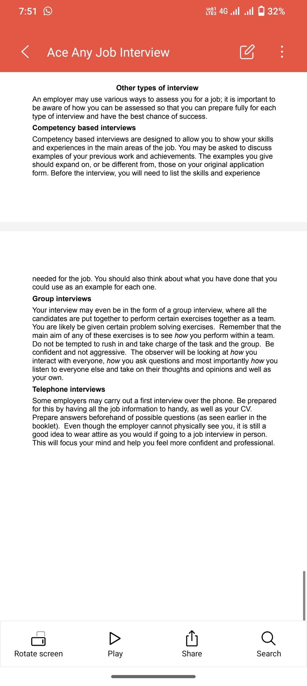 How to Ace any job interview