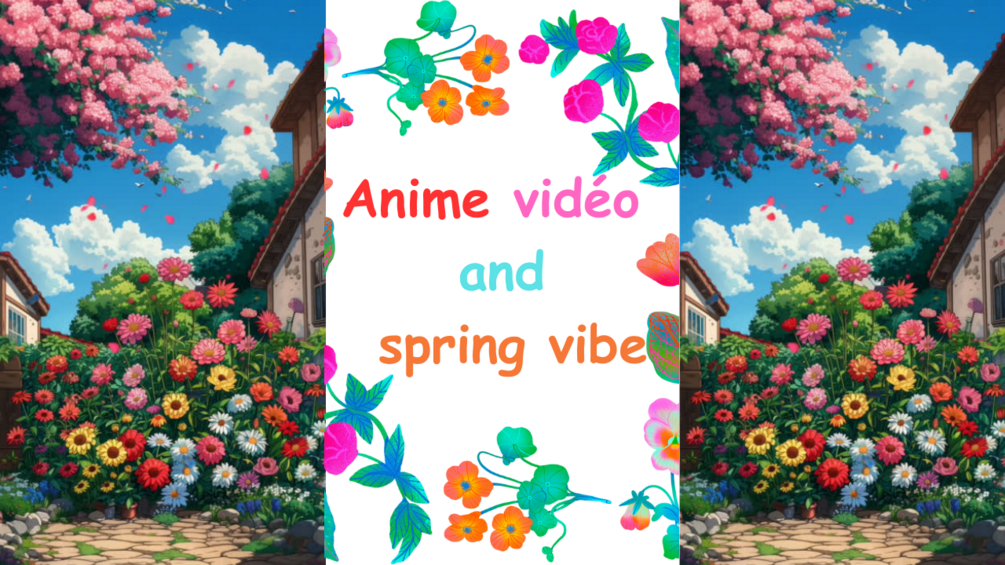 Anime vidéo and spring vibe