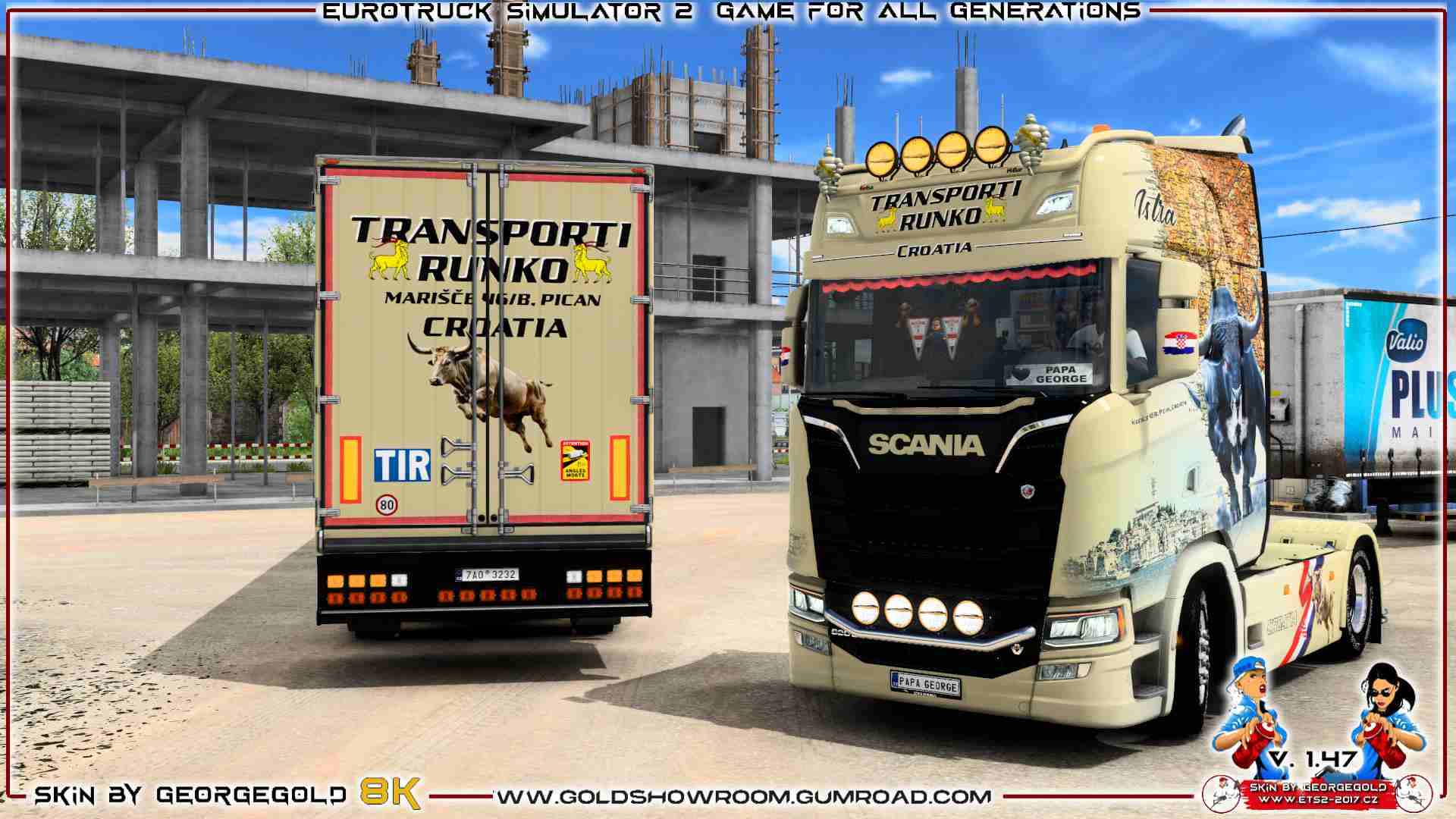 ETS 2 Skin Combo Scania S NG Runko Transporti