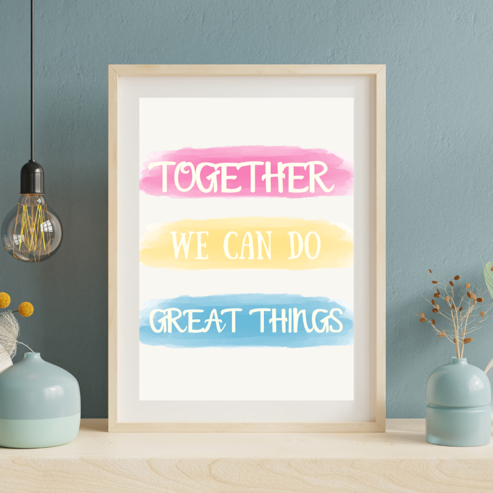 Inspirational Classroom Quote Wall Art | Printable Motivational Poster ...