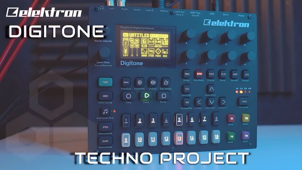 🔥ELEKTRON DIGITONE TECHNO PROJECT #1 🔥
