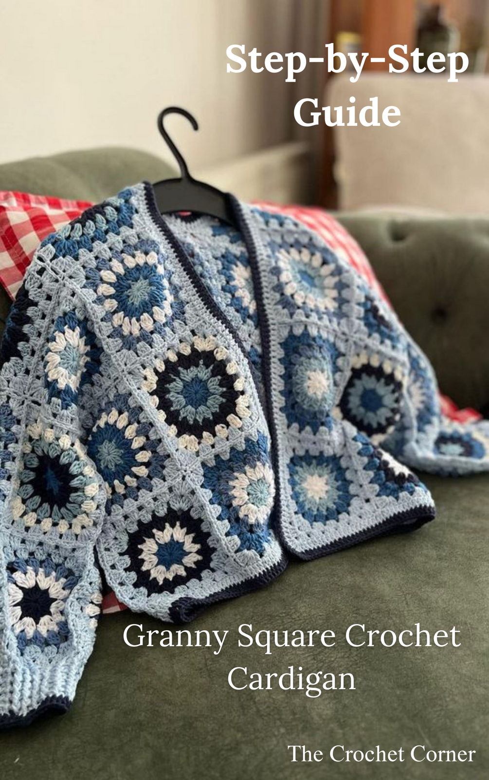 "Granny Square Crochet Cardigan: Step-by-Step Guide"