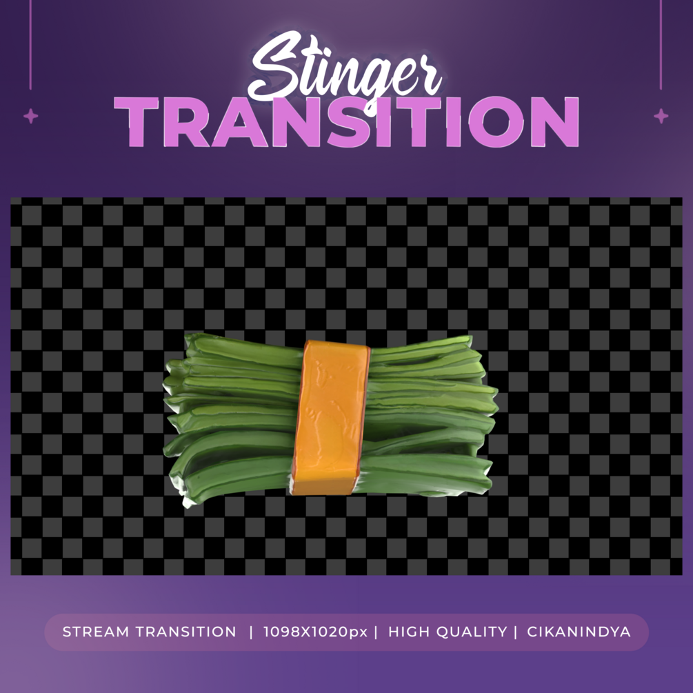 Animated Stinger Transition Chives Bundle | Wholesome & Funny Overlay ...