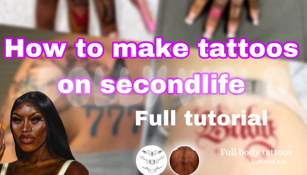 SECONDLIFE: How to make tattoos on