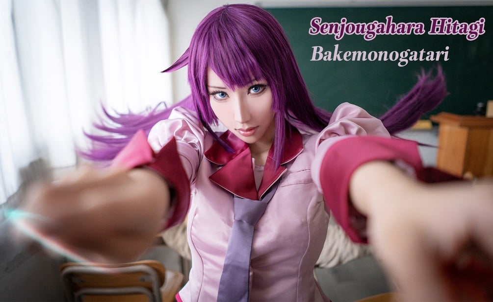 Bakemonogatari_Senjougahara Hitagi