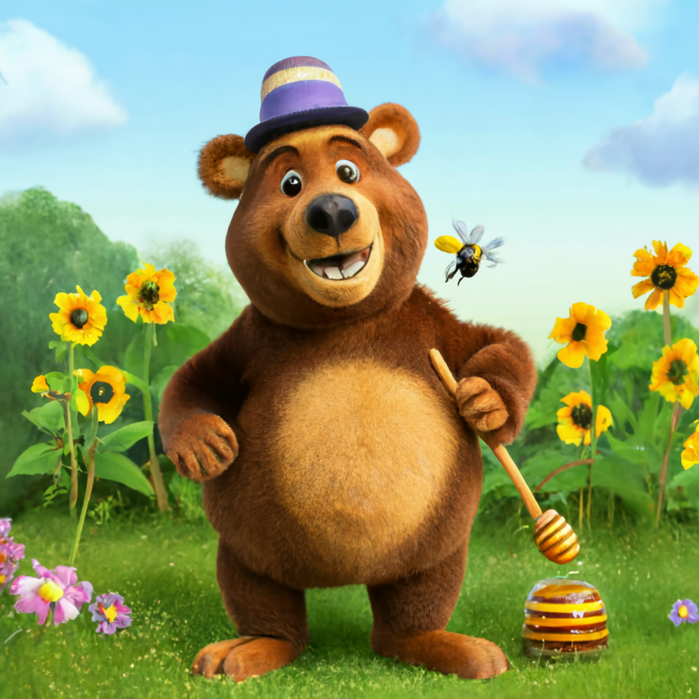 The Bear's Long Journey and the Finding of the Best Honey-story for kids