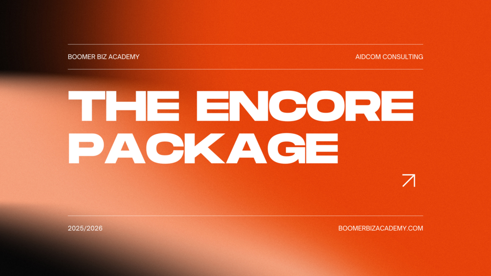 The Encore Package: Your Starter System for Selling What You Know