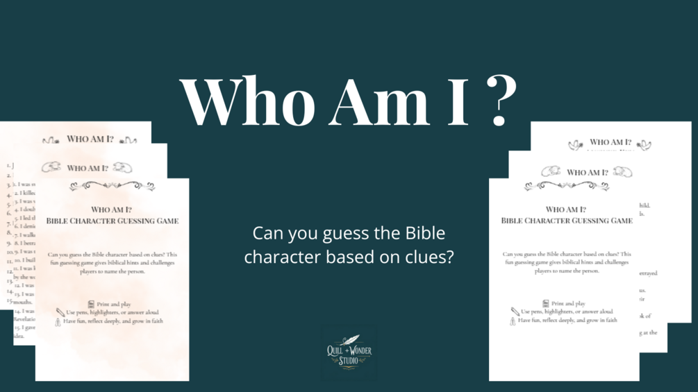 Who Am I? - Bible Character Guessing Game