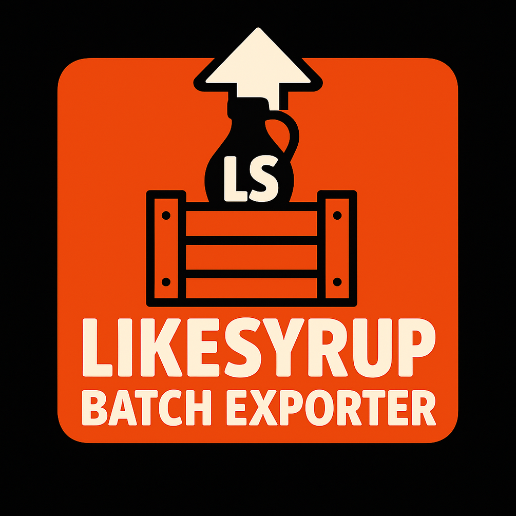 Likesyrup Maya Batch Exporter