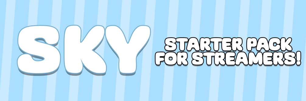 (FREE) Stream Overlays Starter Pack - Sky