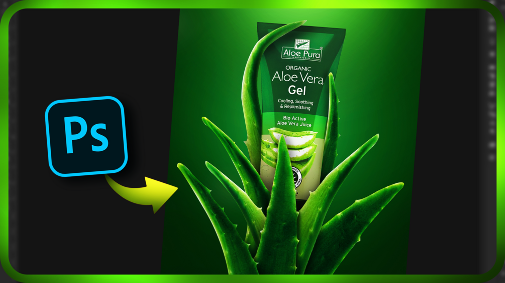 Aloe Vera Poster Design | Photoshop