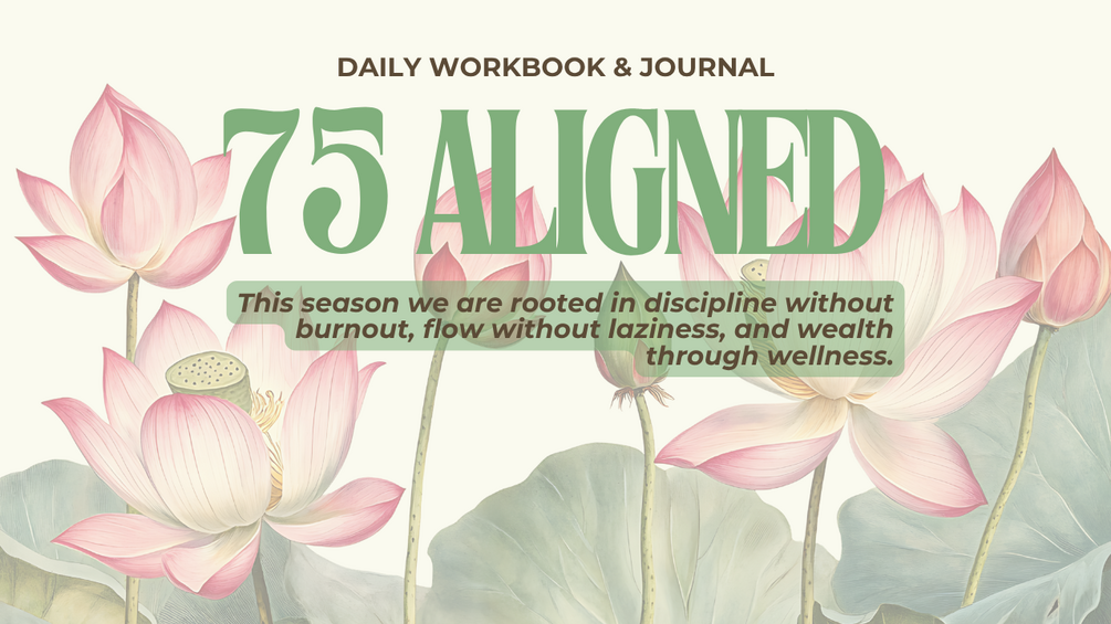 75 Aligned Challenge Workbook | 75-Day Guided Mindset, Wellness & Alignment Reset | Daily ...