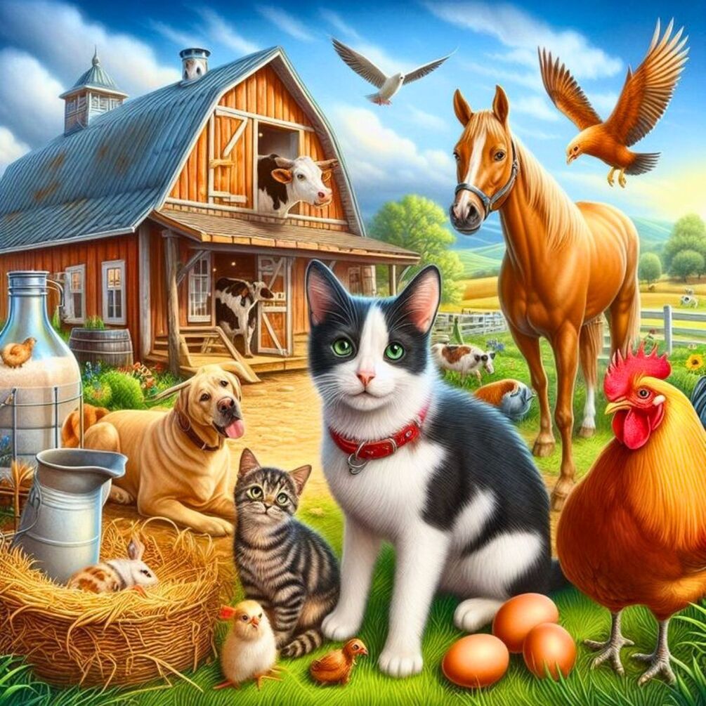 Farm's Animals Coloring Pages