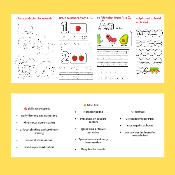 Activity Workbook for Kids