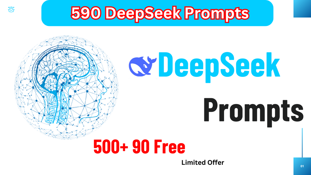 590 DeepSeek Prompts List Ready to Use