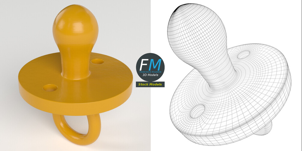 3D MODEL - Pacifier
