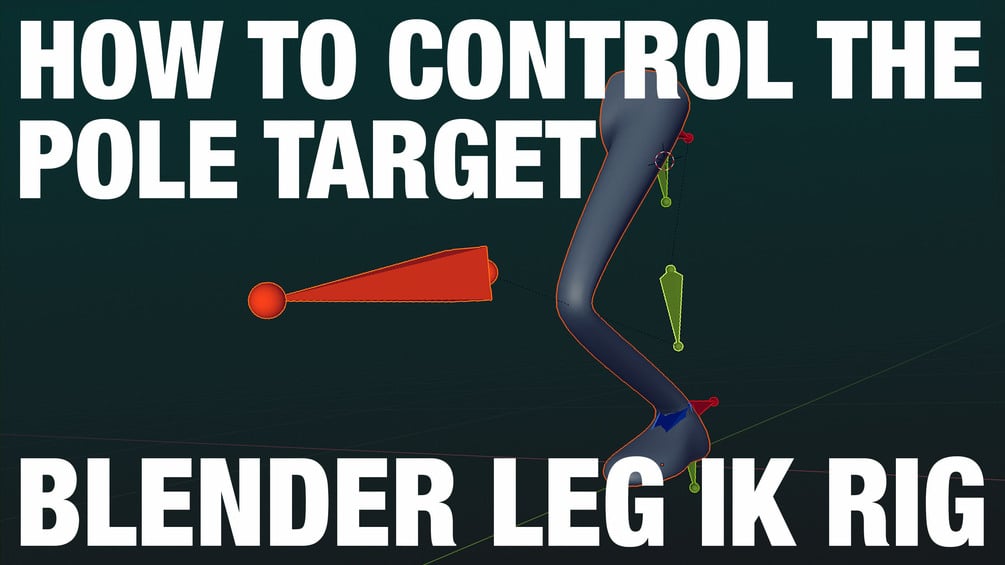 Blender IK Leg Rig Pole Target Example