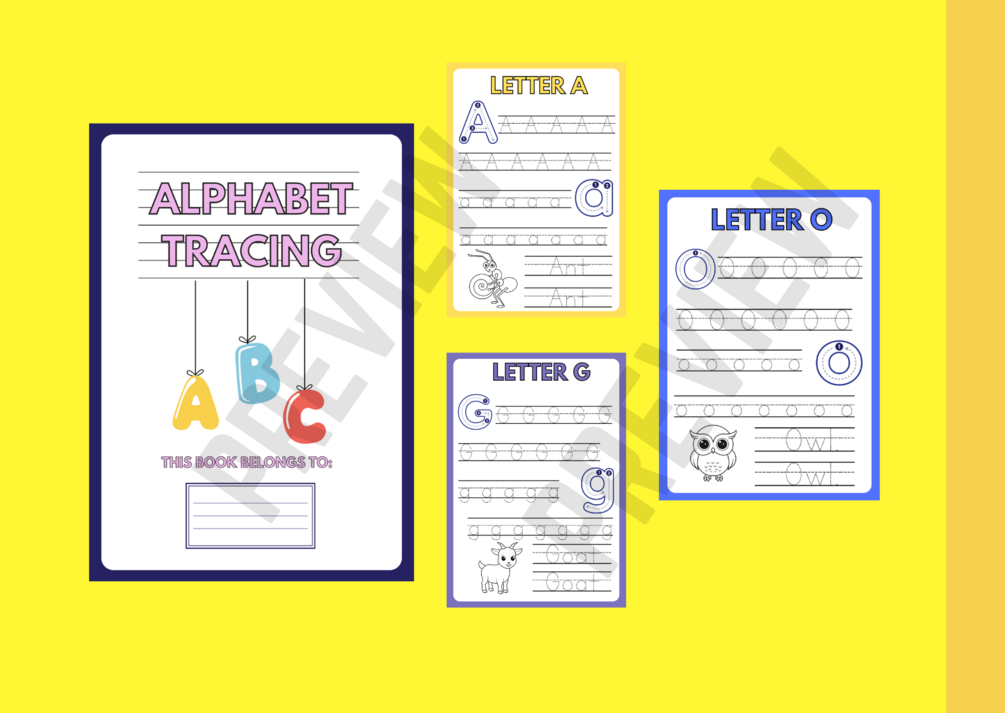 📘 My First Alphabet Tracing Book