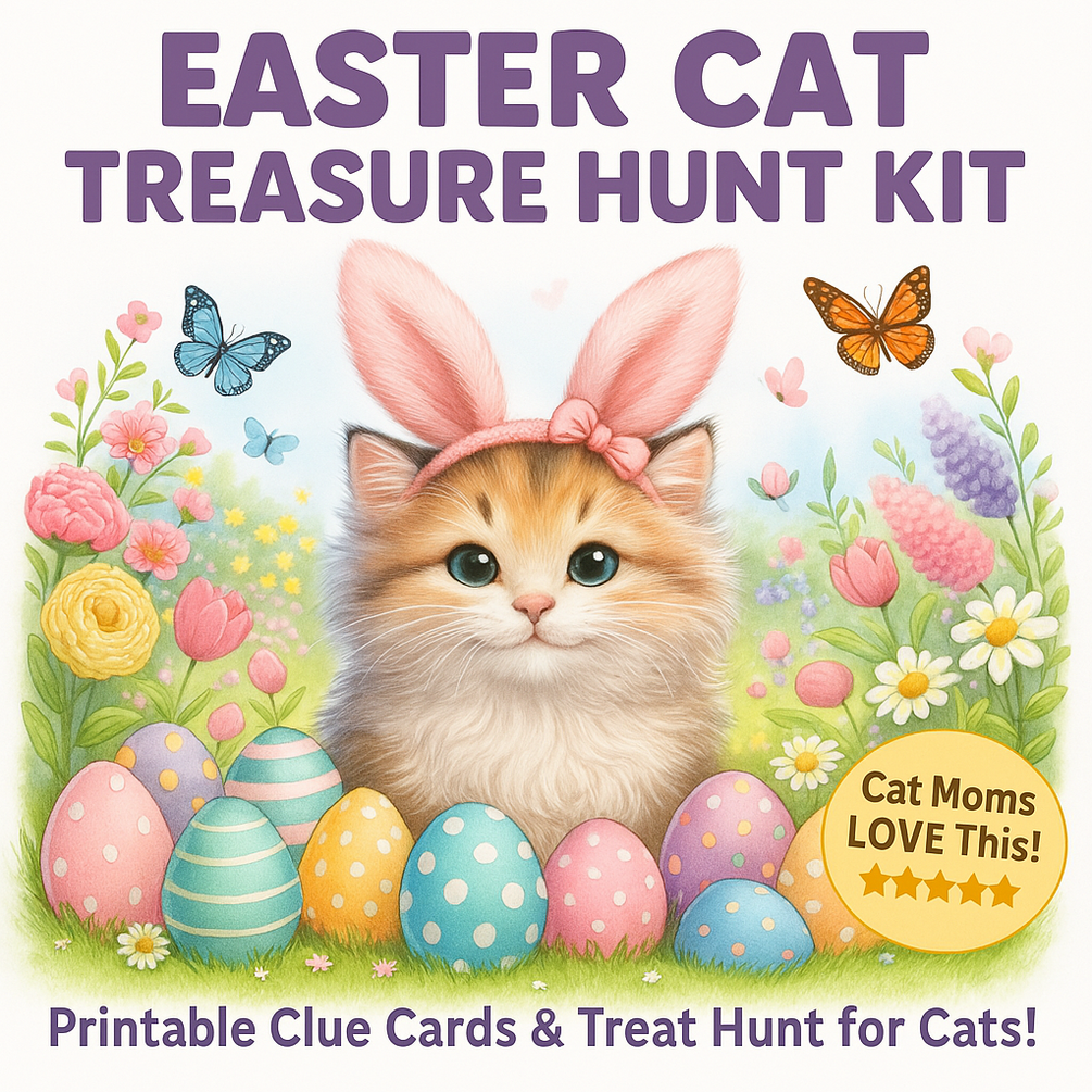 Easter Cat Treasure Hunt Kit