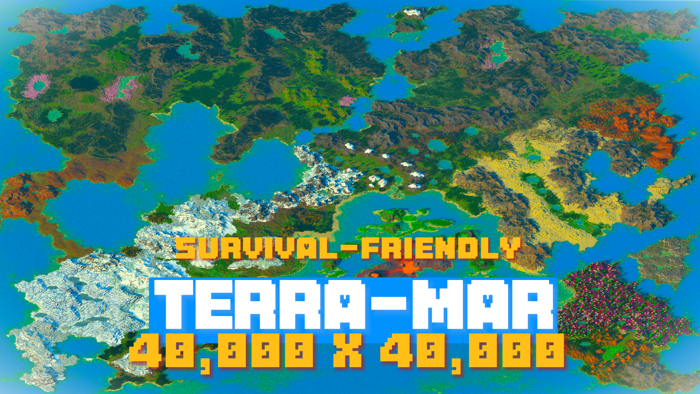 🌟40.000 x 40.000 Map Launched!🌎Behold: Terra-Mar! 🌟 - Kintsukuroi Services