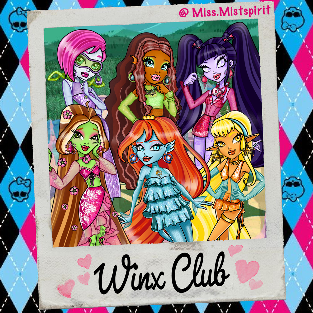 Winx Club Monster High Stickers