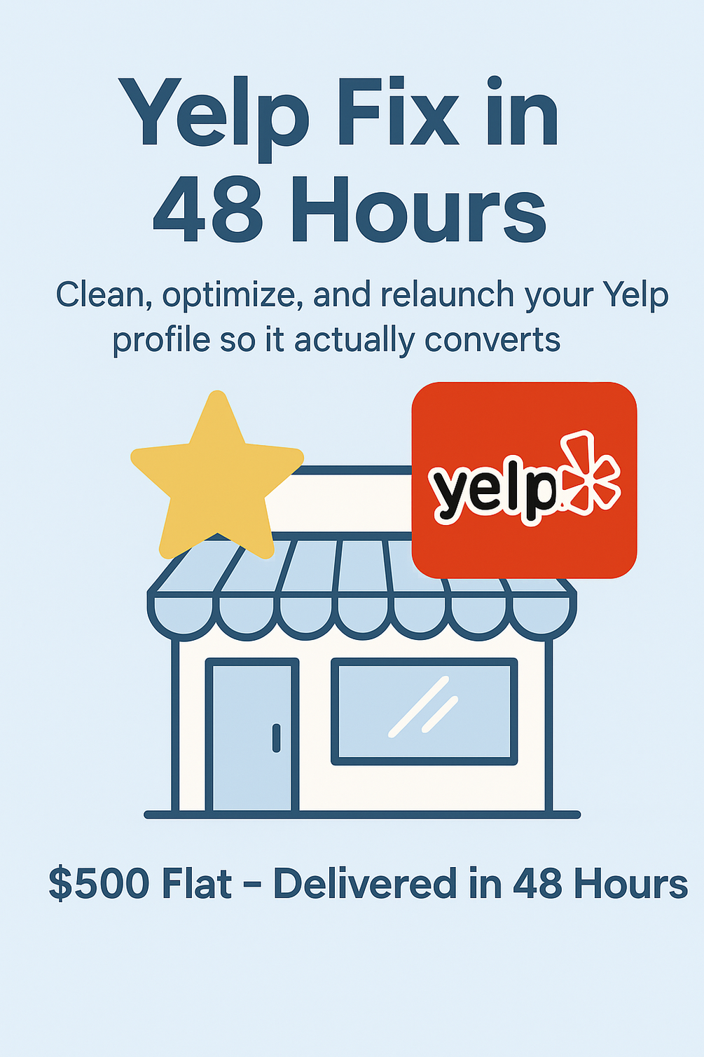 Yelp Fix in 48 Hours – Full Optimization Service