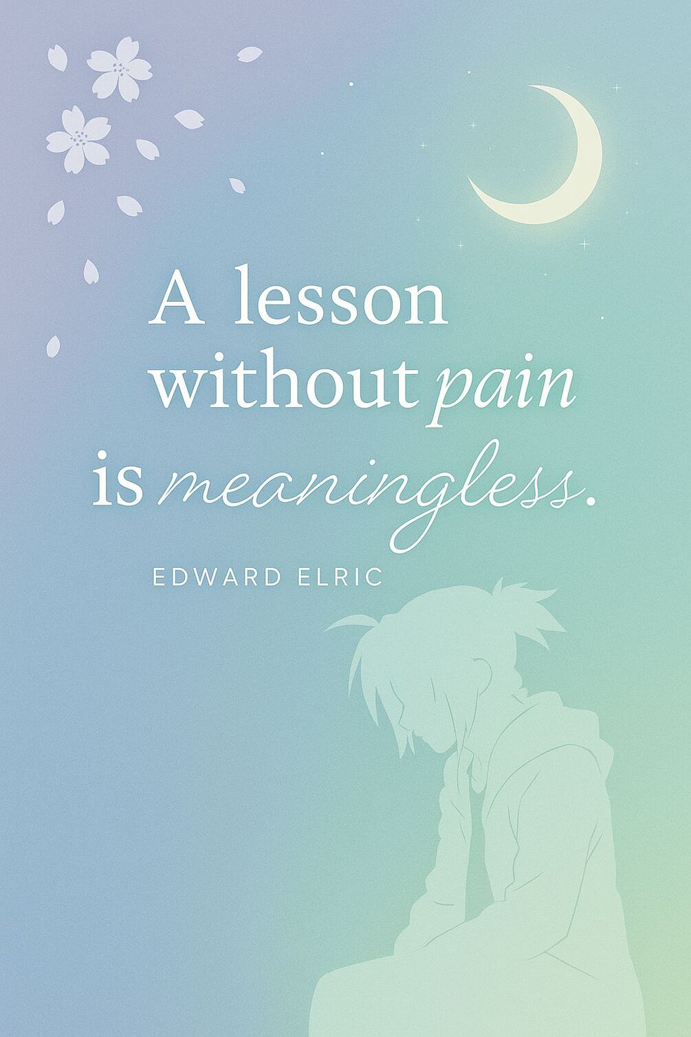 Anime Quote Poster – “Hard Work Is Worthless Without Belief” | Naruto ...