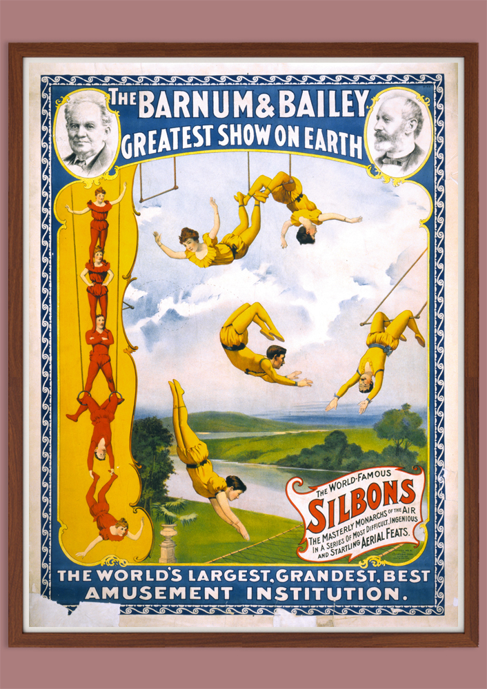 Vintage Circus Poster „The Barnum & Bailey Greatest Show on Earth“ from ...