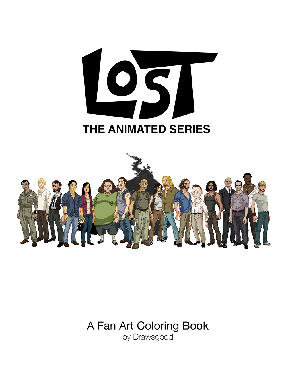 LOST: The Animated Series Coloring Book (Digital Download)