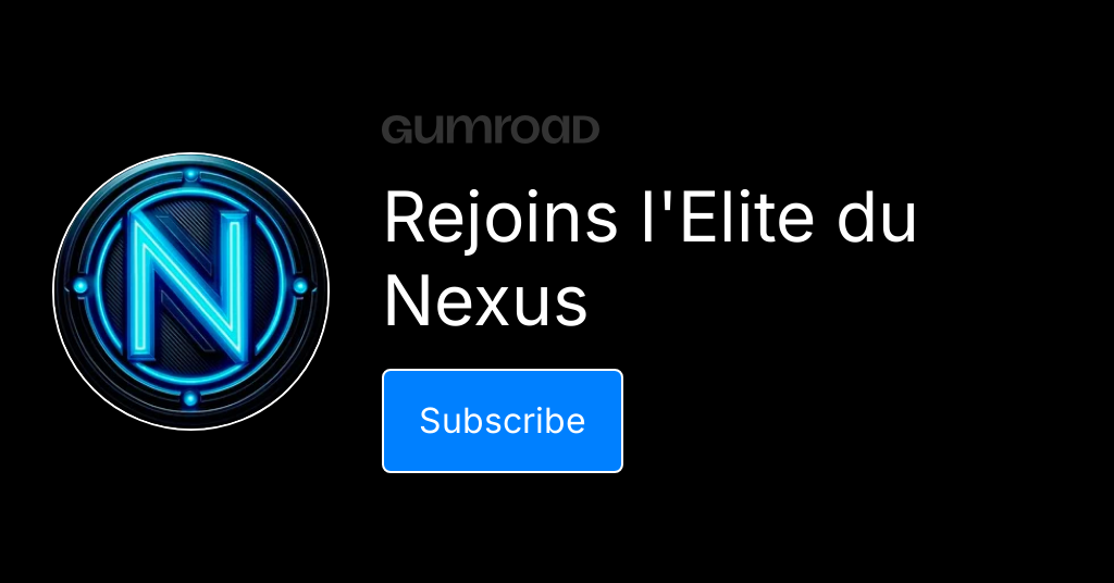 Rejoins l'Elite du Nexus