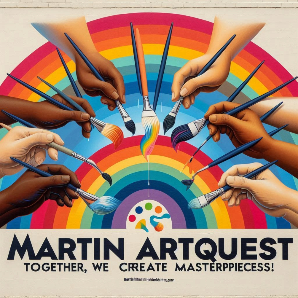 "Join the Quest! Martin ArtQuest T-Shirt – For Creators, Dreamers, and ...