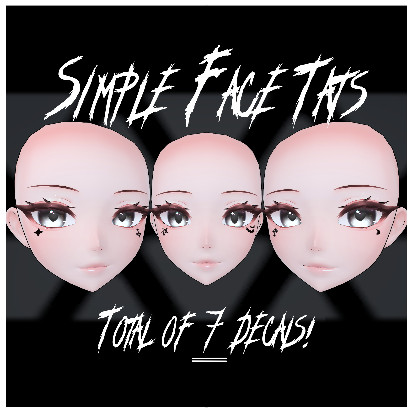 ️ Simple Face Tattoos ️ | OUT NOW! - SaKuu__