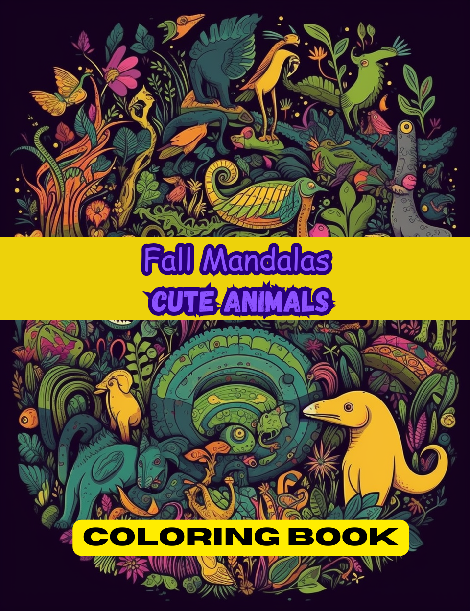 Fall Mandalas Coloring Book Beautiful Autumn Themed Mandala Pages ...