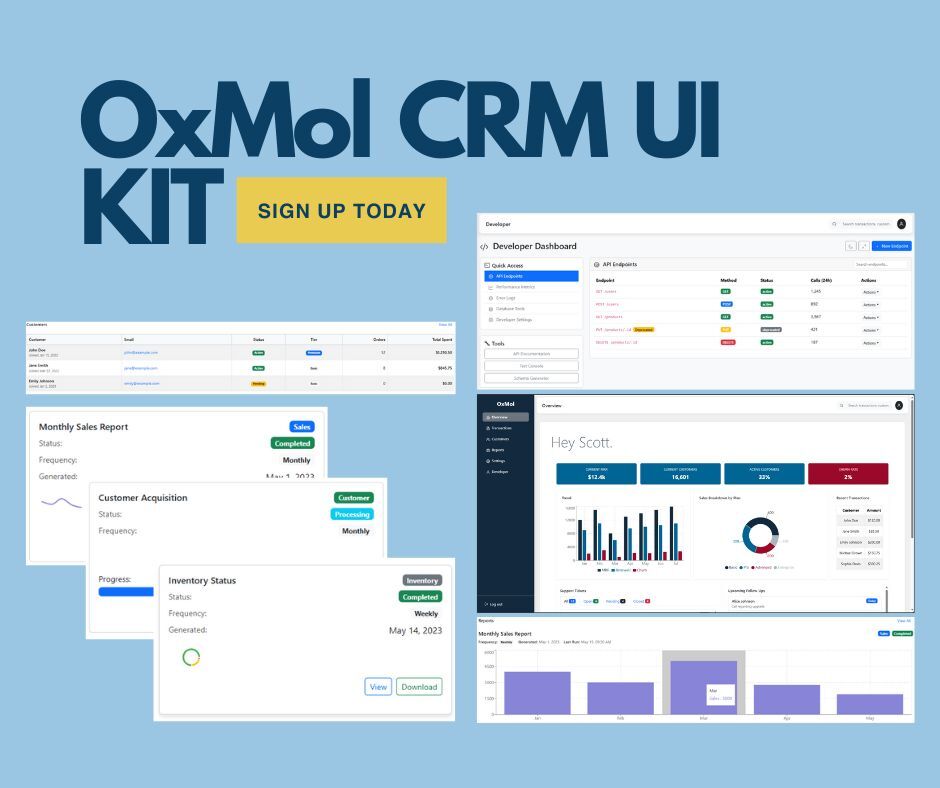 CRM (Complete) UI KIT