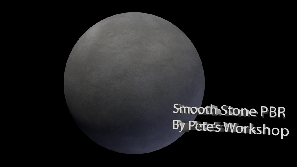 My first smooth stone PBR texture