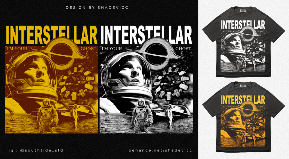 (NON EXCLUSIVE) T-Shirt Design - INTERSTELLAR