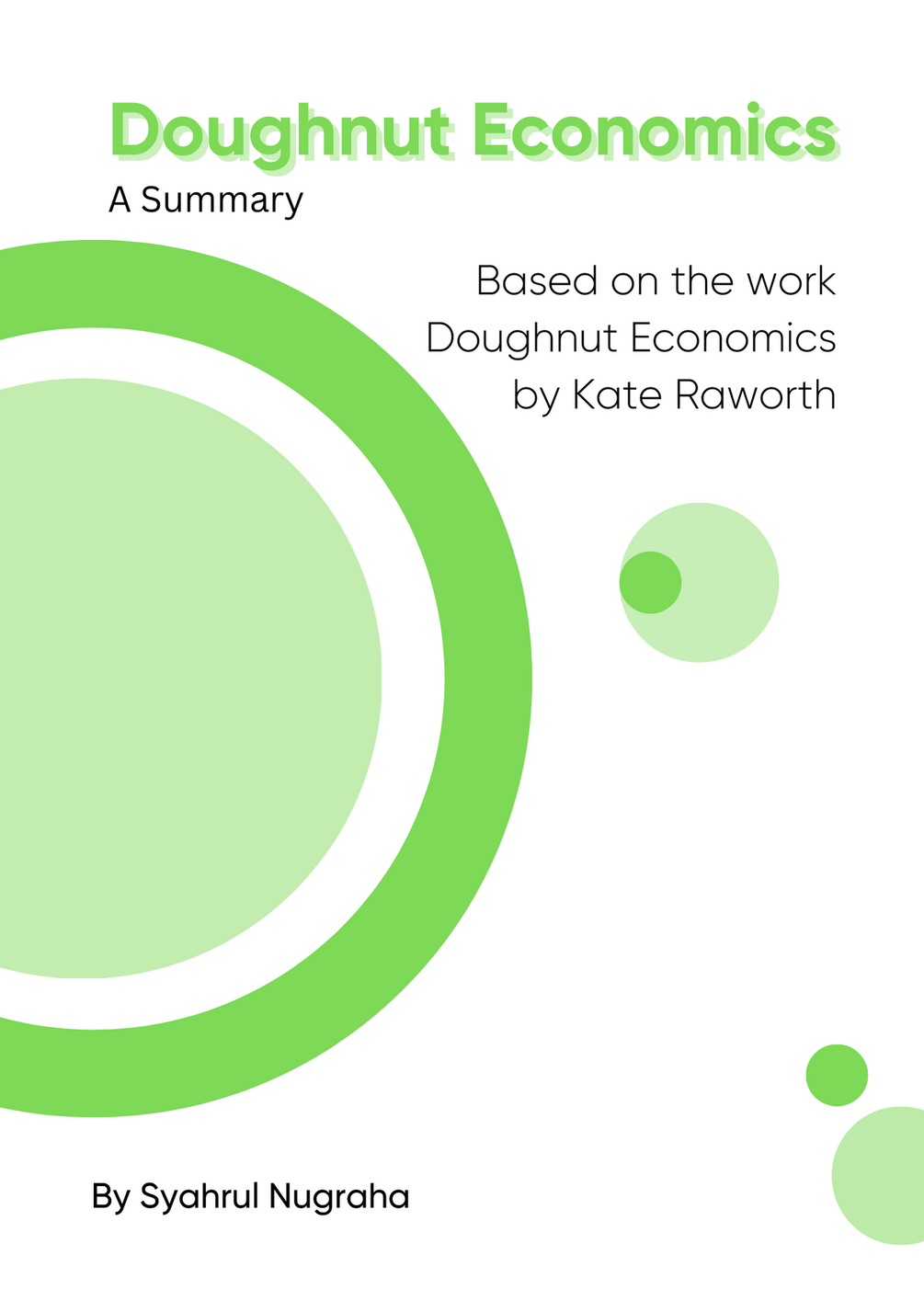 Doughnut Economics: A Summary Based on The Work Doughnut Economics by ...