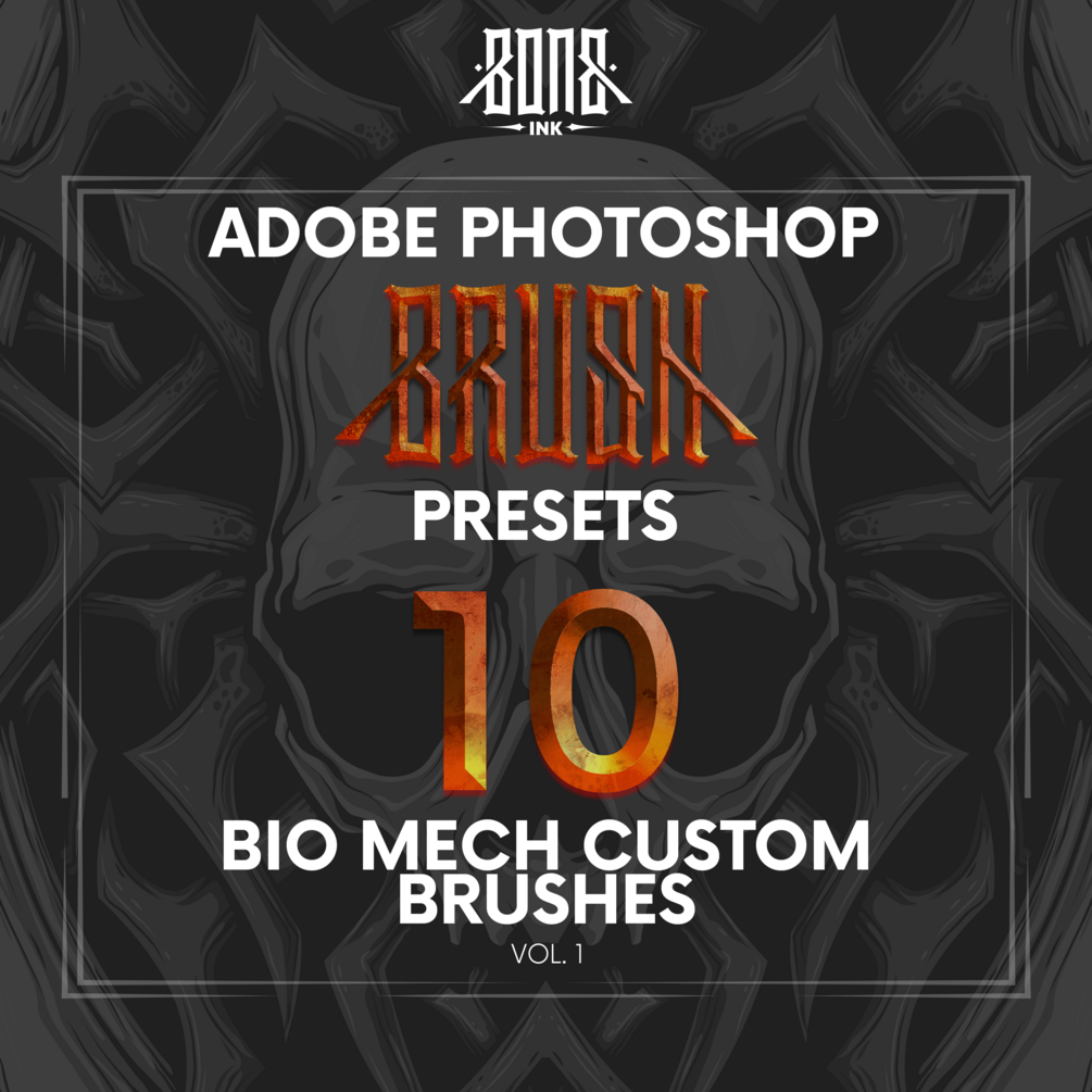 ADOBE PHOTOSHOP BRUSH PACK - BIO MECH Vol.1