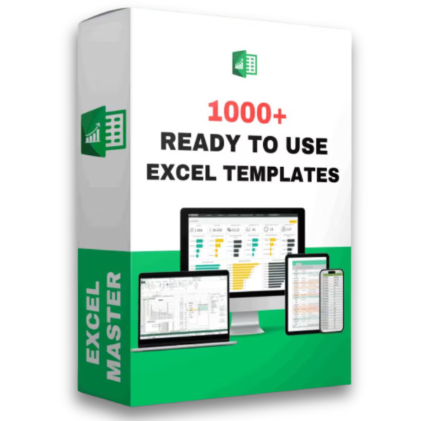 1000+ Ready to Use Excel Templates 20% OFF! Only If You Get It NOW
