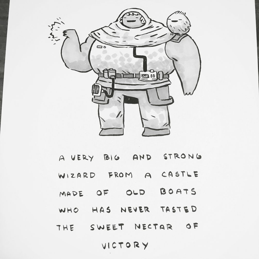 A Very Big and Strong Wizard - Original