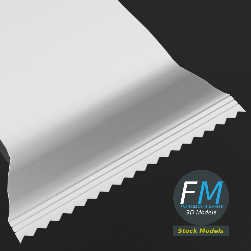 3D MODEL - Candy bar package