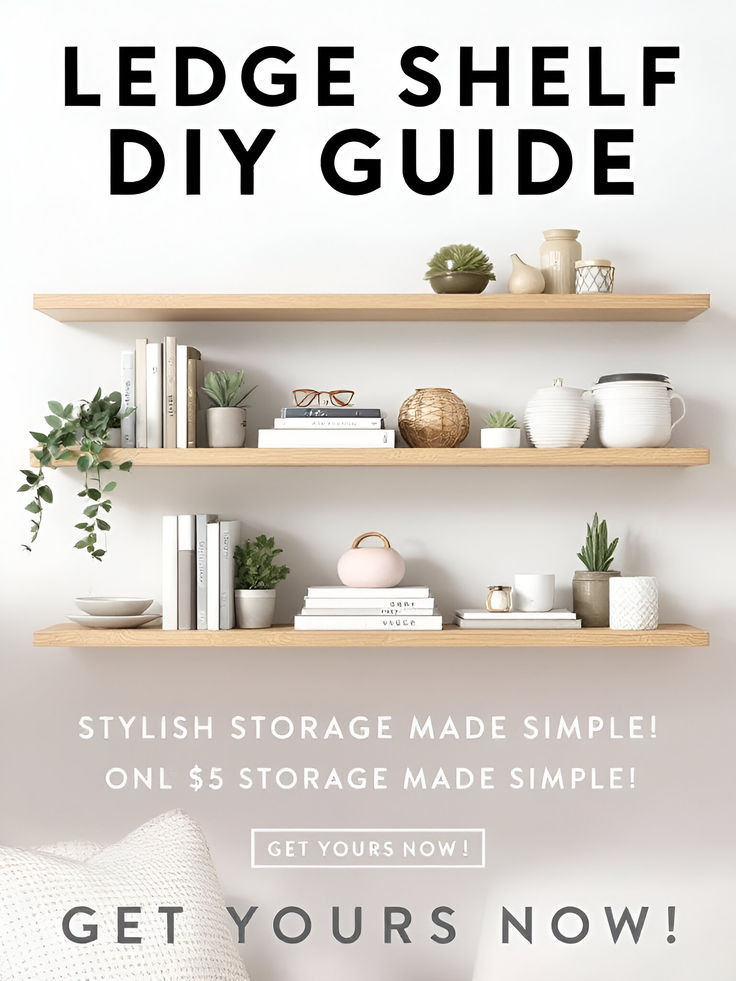 Ledge Shelf DIY Guide - Easy & Budget-Friendly!